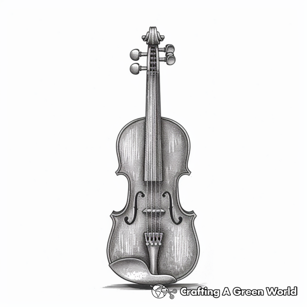 Violin Coloring Pages - Free & Printable!