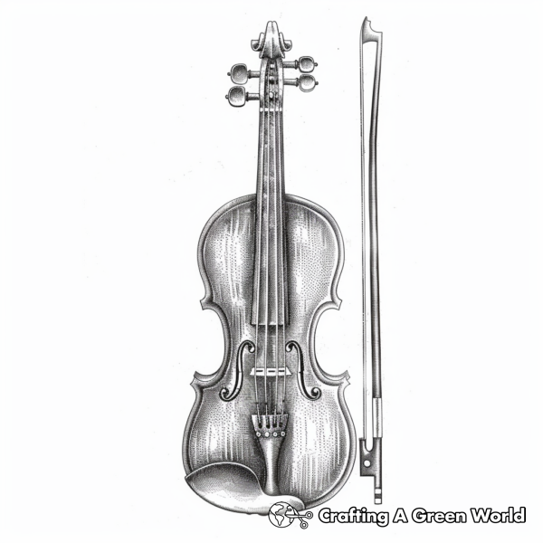 Violin Coloring Pages - Free & Printable!