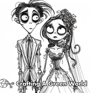 Corpse Bride Coloring Pages - Free & Printable!