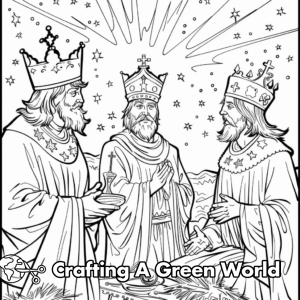 Three Kings Day Coloring Pages - Free & Printable!