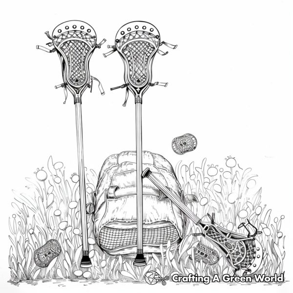 Lacrosse Coloring Pages - Free & Printable!