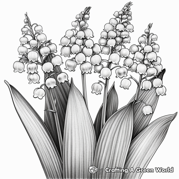 May Flowers Coloring Pages - Free & Printable!