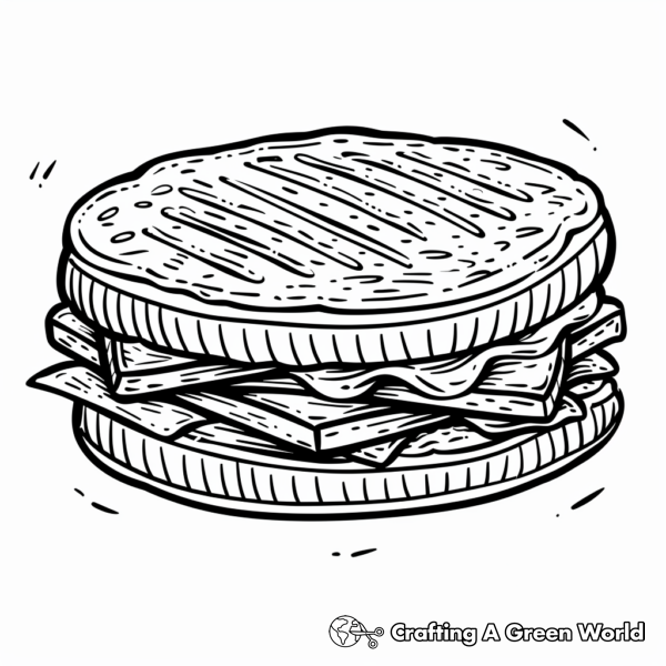 Sandwich Coloring Pages - Free & Printable!