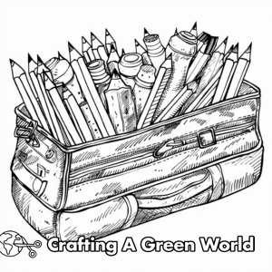 School Supplies Coloring Pages - Free & Printable!