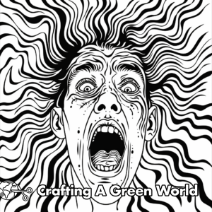 Scream Coloring Pages - Free & Printable!