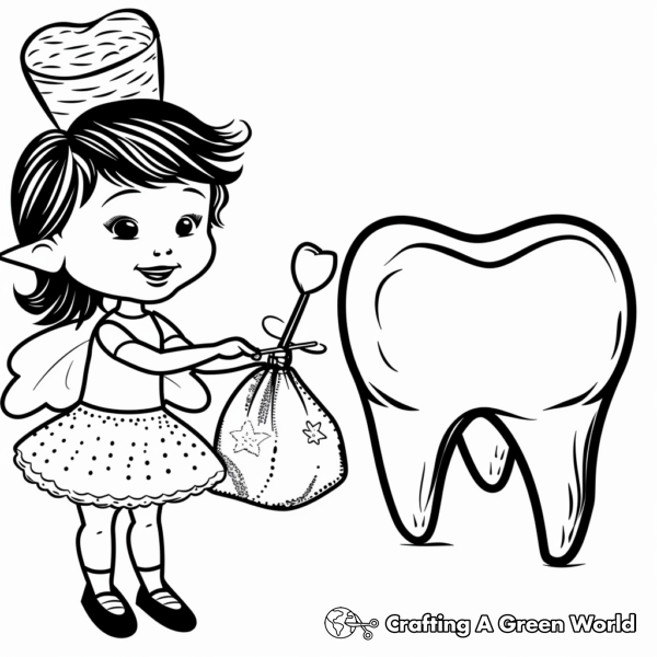 Tooth Fairy Coloring Pages - Free & Printable!
