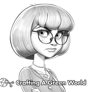 Velma Scooby Doo Coloring Pages - Free & Printable!