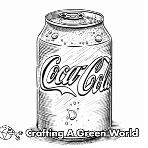 Soda Coloring Pages - Free & Printable!