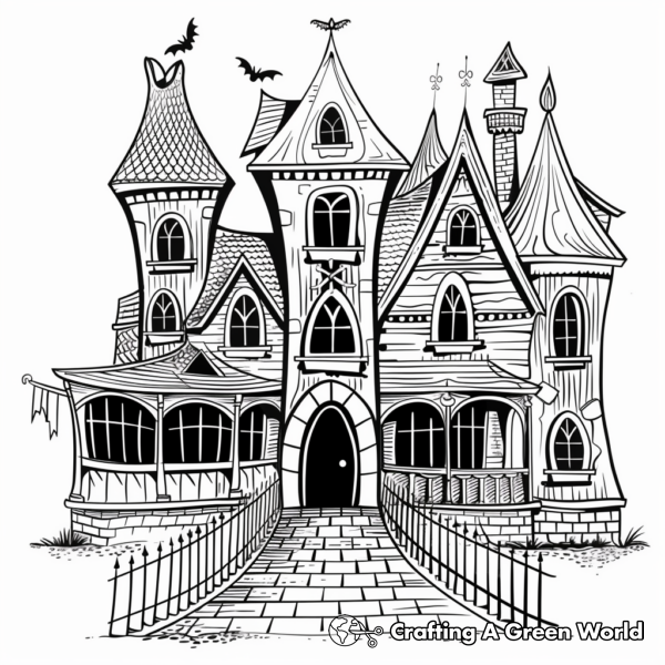 Amusement Park Coloring Pages - Free & Printable!