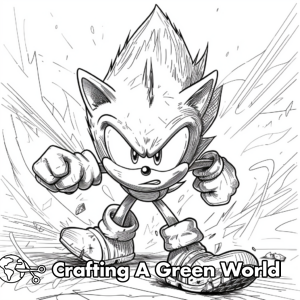 Super Sonic 2 Coloring Pages - Free & Printable!