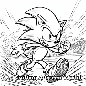 Super Sonic 2 Coloring Pages - Free & Printable!