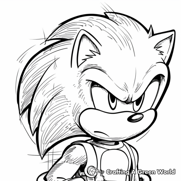 Super Sonic 2 Coloring Pages - Free & Printable!