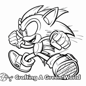 Super Sonic 2 Coloring Pages - Free & Printable!