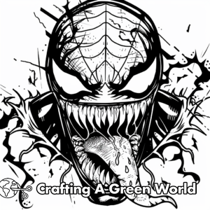 Spiderman And Venom Coloring Pages - Free & Printable!