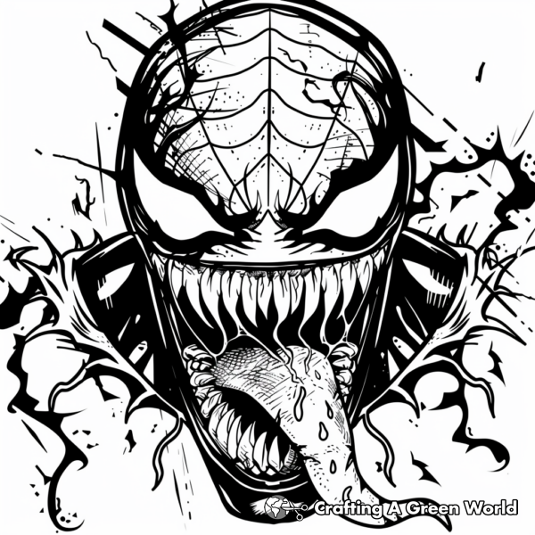Spiderman And Venom Coloring Pages - Free & Printable!