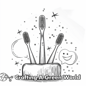 Toothbrush Coloring Pages - Free & Printable!