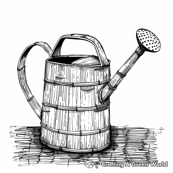 Watering Can Coloring Pages - Free & Printable!