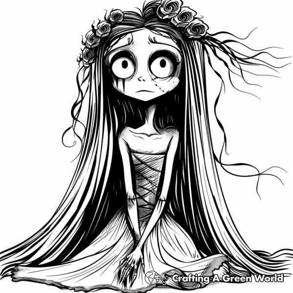Corpse Bride Coloring Pages - Free & Printable!