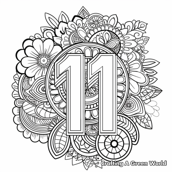 Number 11 Coloring Pages For Preschoolers Fun And Educational Printables Number 11 Coloring Pages For Preschoolers Fun And Educational Printables