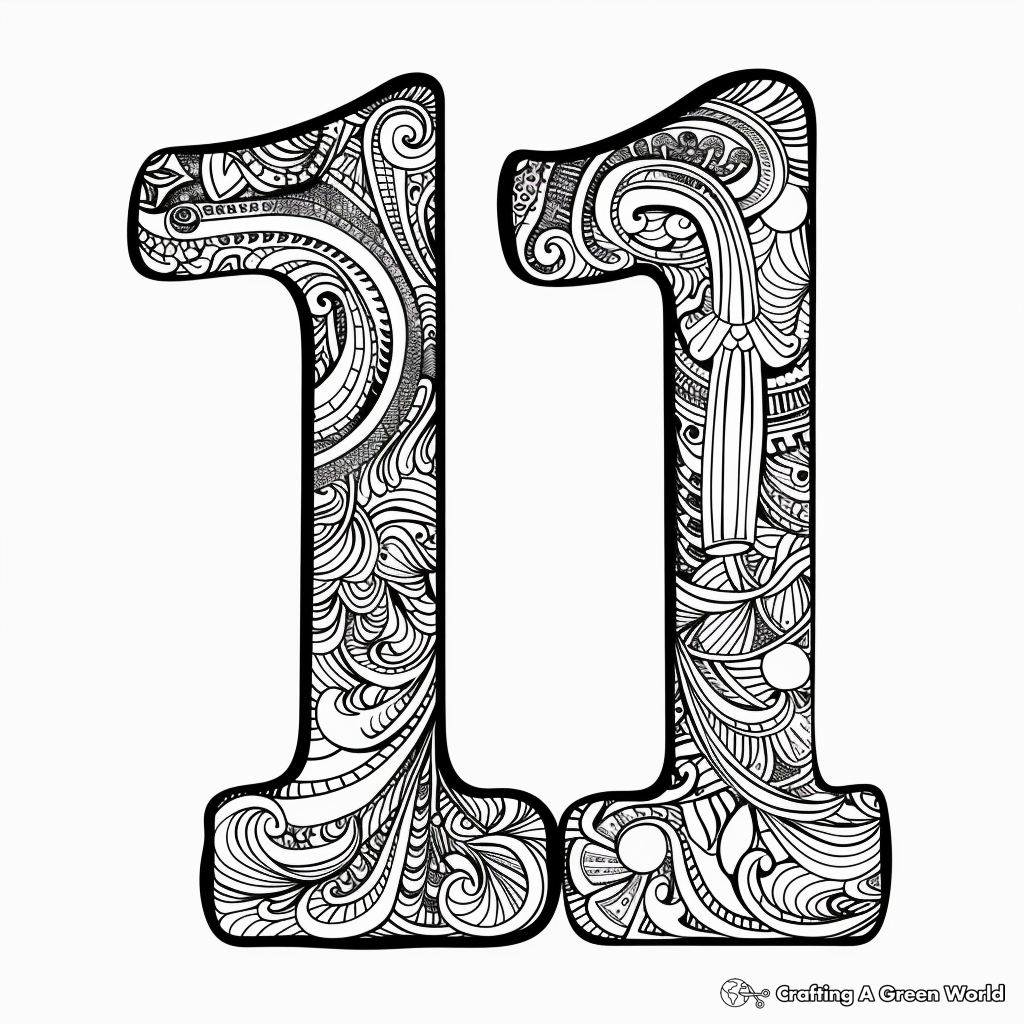 Number 11 Coloring Number 11 Coloring