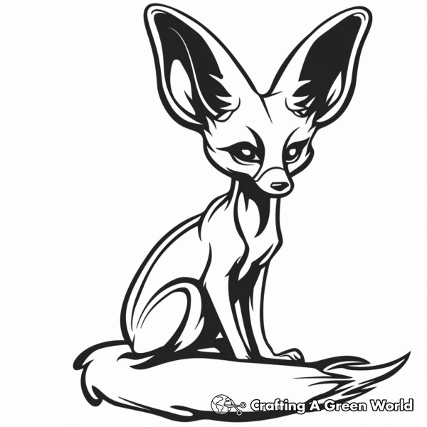 Fennec Fox Coloring Pages - Free & Printable!
