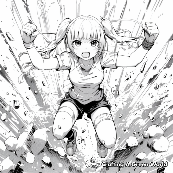 Anime Girl Full Body Coloring Pages - Free & Printable!