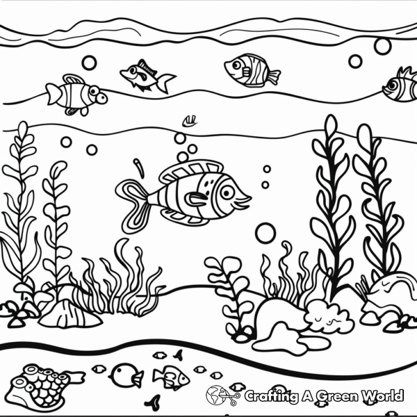 Ocean Preschool Coloring Pages - Free & Printable!