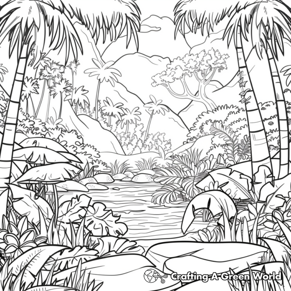 Scene Coloring Pages - Free & Printable!