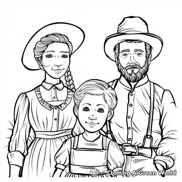 Little House On The Prairie Coloring Pages - Free & Printable!