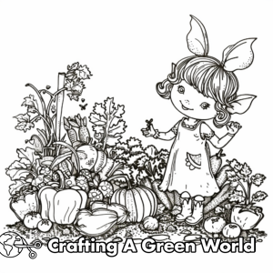 Fairy Garden Coloring Pages - Free & Printable!