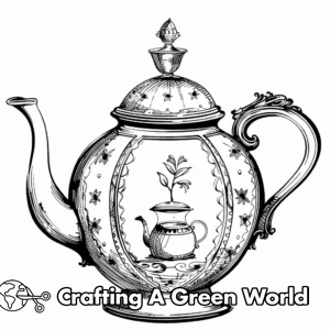 Teapot Coloring Pages - Free & Printable!
