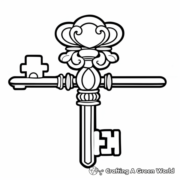 Key Coloring Pages - Free & Printable!