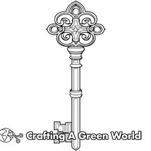 Key Coloring Pages - Free & Printable!