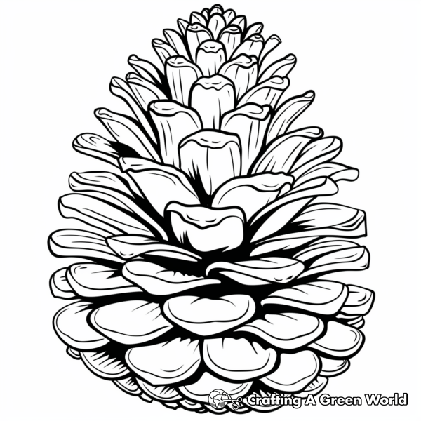 Pinecone Coloring Pages - Free & Printable!