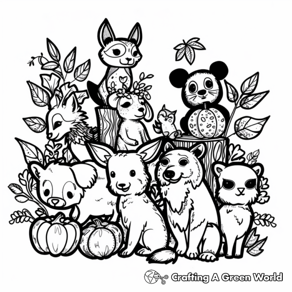 Hello Fall Coloring Pages - Free & Printable!