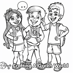 Anti Bullying Coloring Pages - Free & Printable!