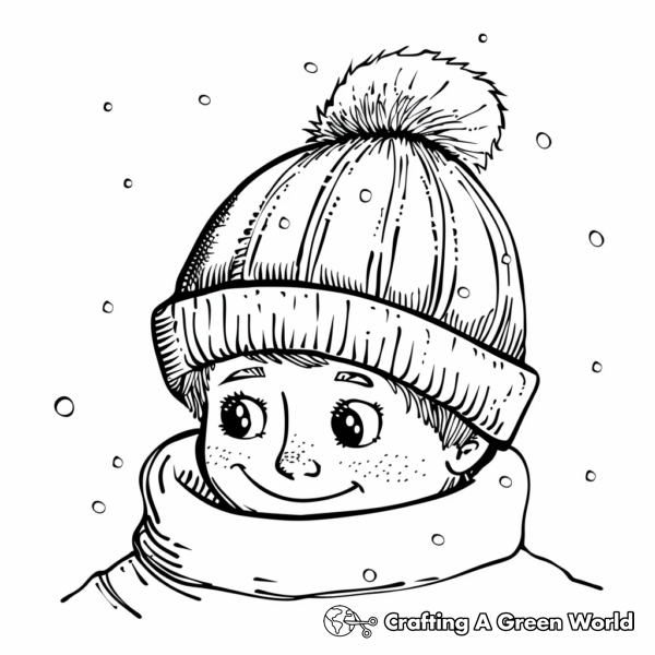 Winter Clothes Coloring Pages - Free & Printable!