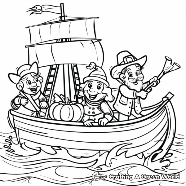 Free Cute Thanksgiving Coloring Pages - Free & Printable!