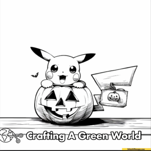 Pikachu Halloween Coloring Pages - Free & Printable!