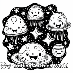 Little Space Coloring Pages - Free & Printable!