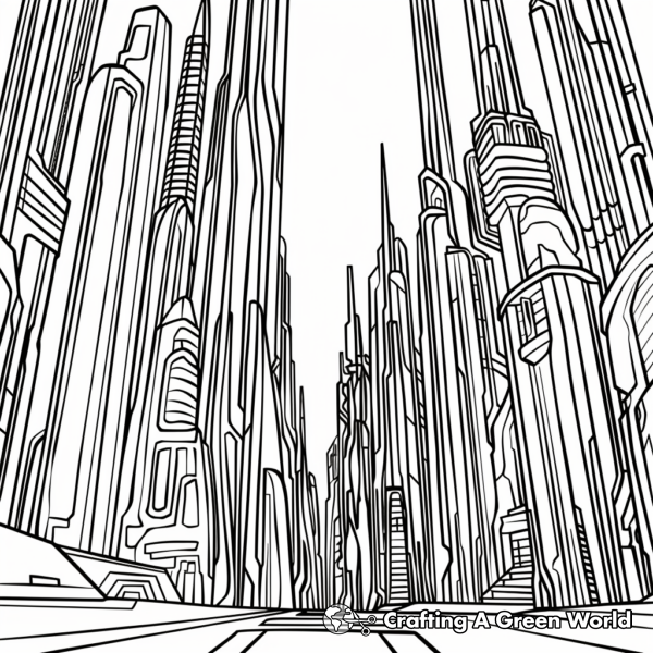 City For Adults Coloring Pages - Free & Printable!