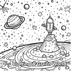 Little Space Coloring Pages - Free & Printable!