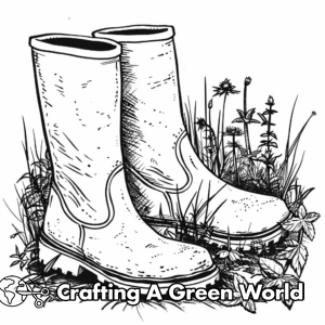 Rain Boots Coloring Pages - Free & Printable!