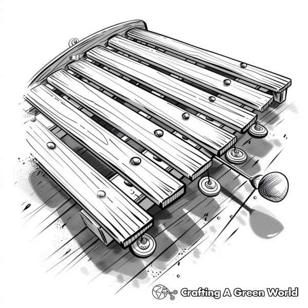 Xylophone Coloring Pages - Free & Printable!