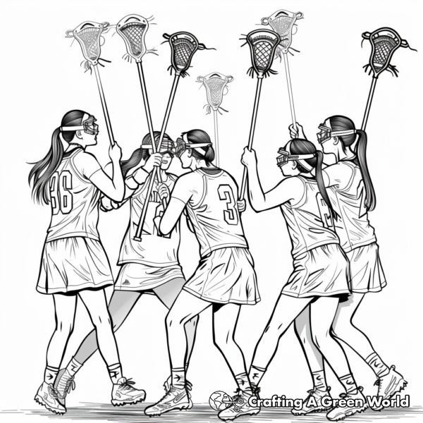 Lacrosse Coloring Pages - Free & Printable!