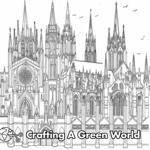 Gothic Coloring Pages - Free & Printable!