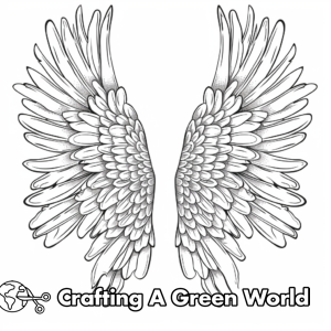 Angel Wings Coloring Pages - Free & Printable!