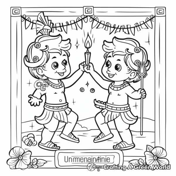 Gemini Coloring Pages - Free & Printable!