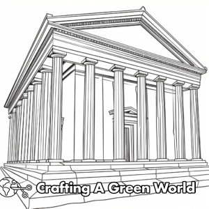 Architecture Coloring Pages - Free & Printable!