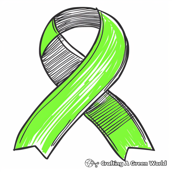Awareness Ribbon Coloring Pages - Free & Printable!